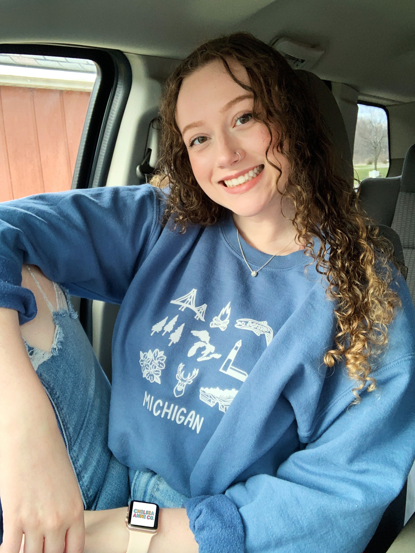 All Things Michigan Crewneck – Chelsea Anne Co.